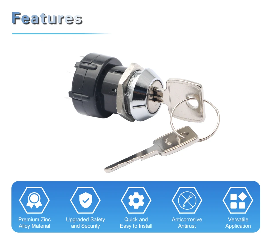 Jk221 New Design Elevator Keys Switches On Off Lock Industrial Electric ...