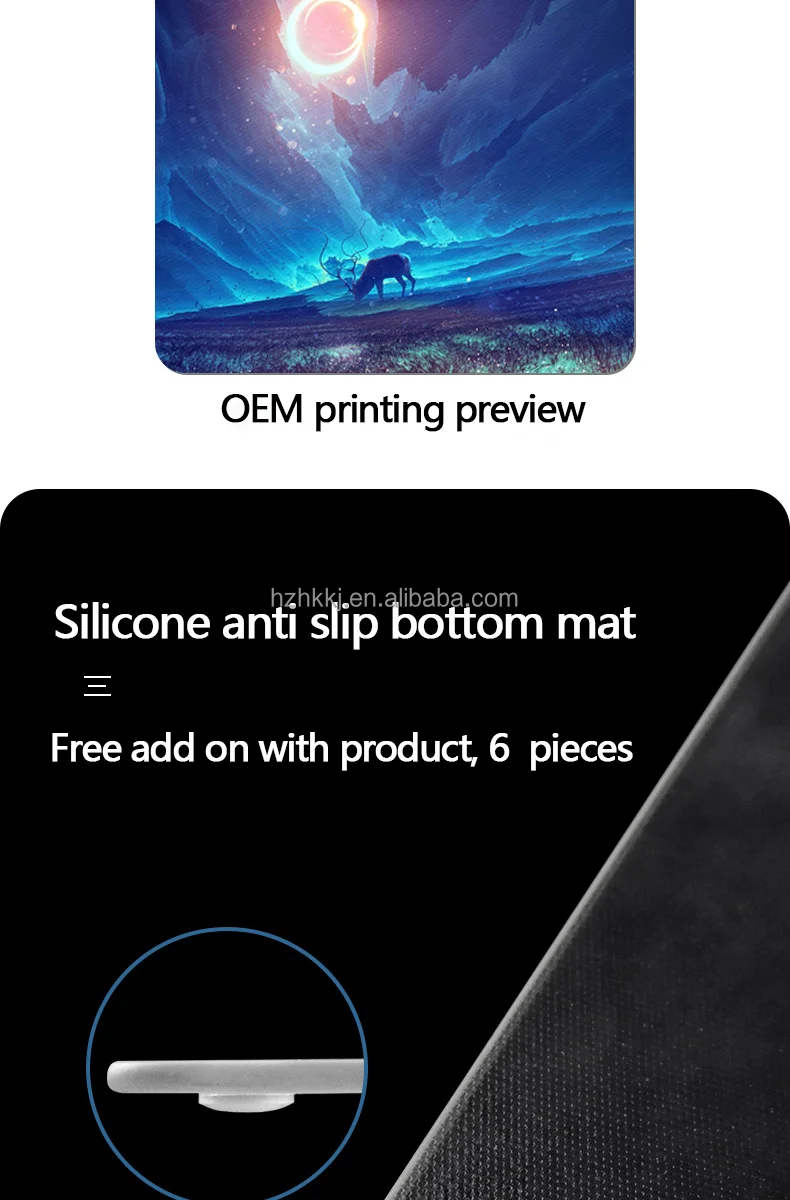 Tempered Glass Mouse Pad - Perfect for Gaming & Office