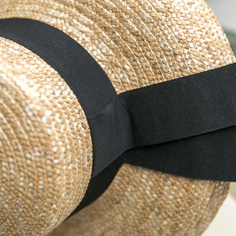 New Summer Ladies Literary Fisherman Beach Sun Straw Hat Luxury Straw ...