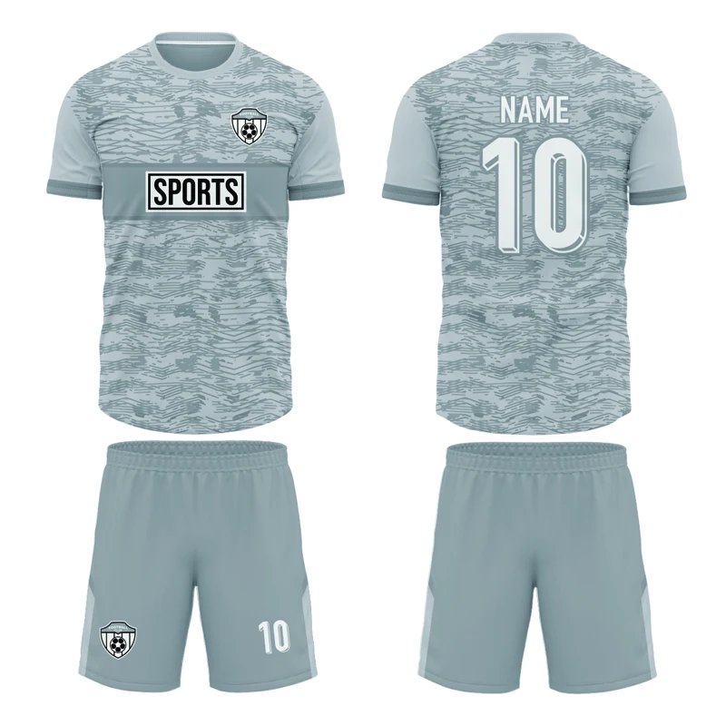 Custom White Turquoise Design Unisex Soccer Football Jersey Adult Size ...