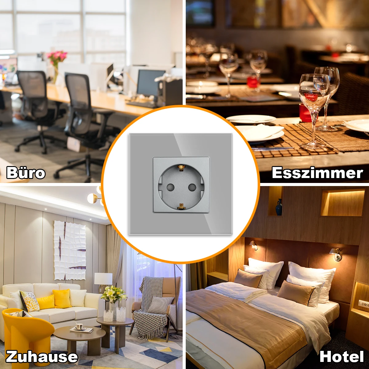 Bingoelec Eu Electric Switch And Socket Switch 220v,Zigbee 16a Germany ...