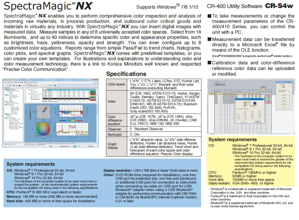 Konica Minolta CR-400/410 Colorimeter - Precision & Reproducibility