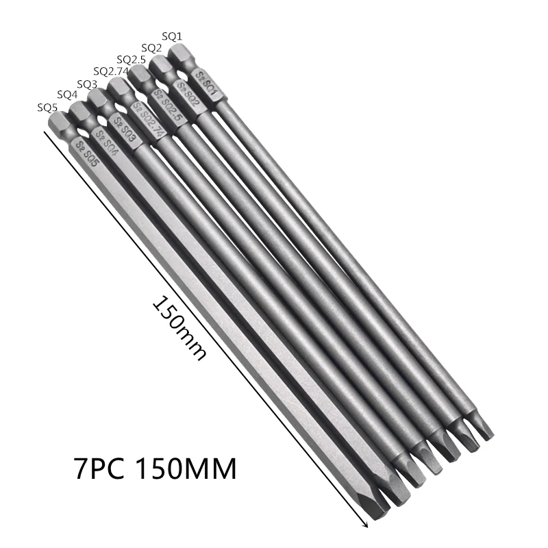 Square Screwdriver Bits