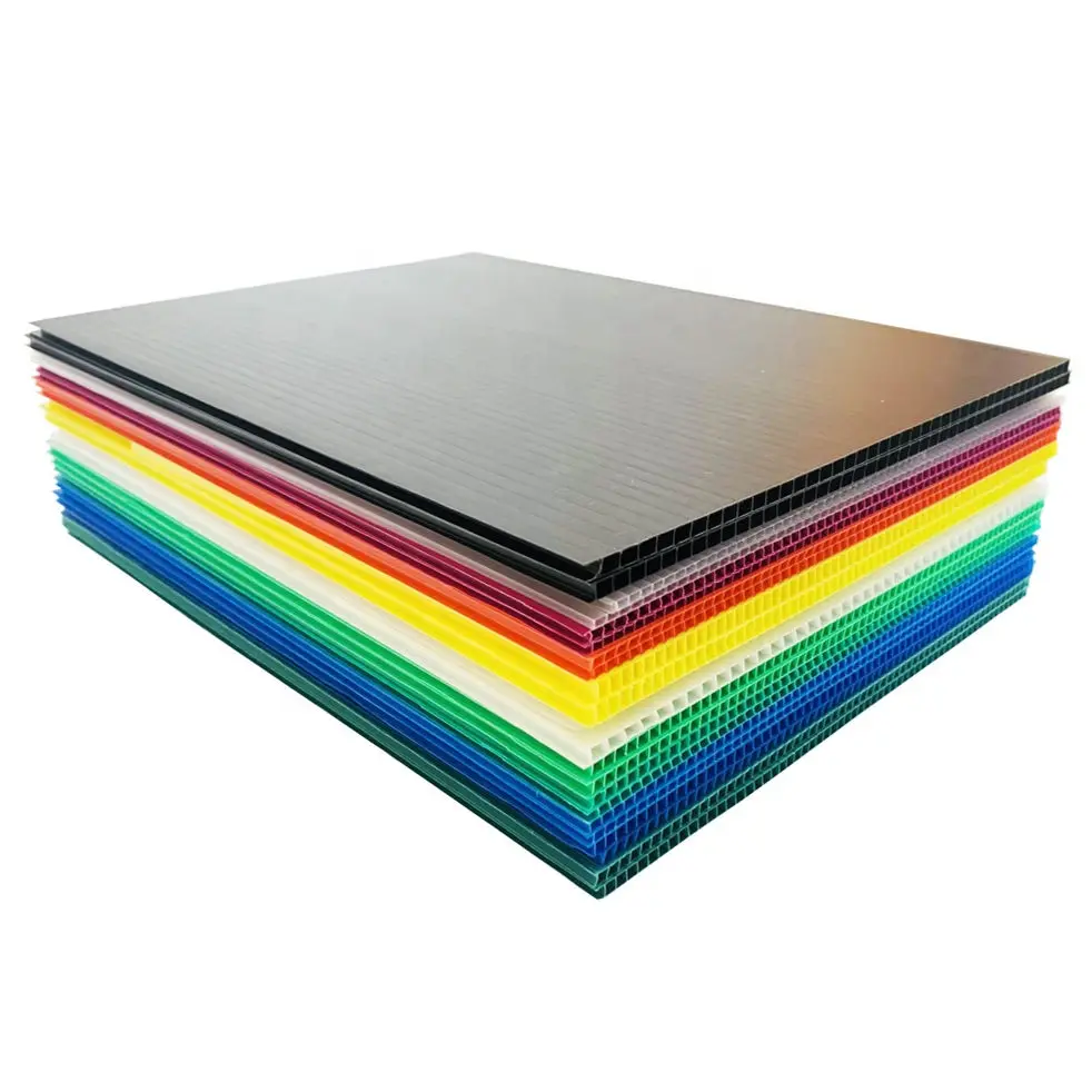 Outdoor Customized Size Reuse Pp Corrugated Coroplast Plastic Sheet for ...