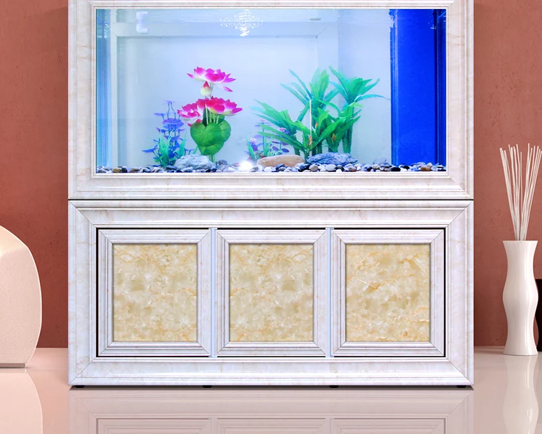 Zen-Inspired elongated Betta Fish Tank | Feng Shui Partition Aquarium ...