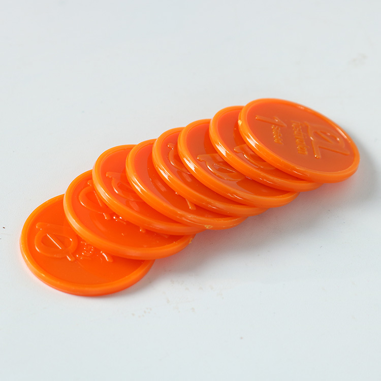 Custom Blank Plastic Round Tokens - Perfect for Souvenirs