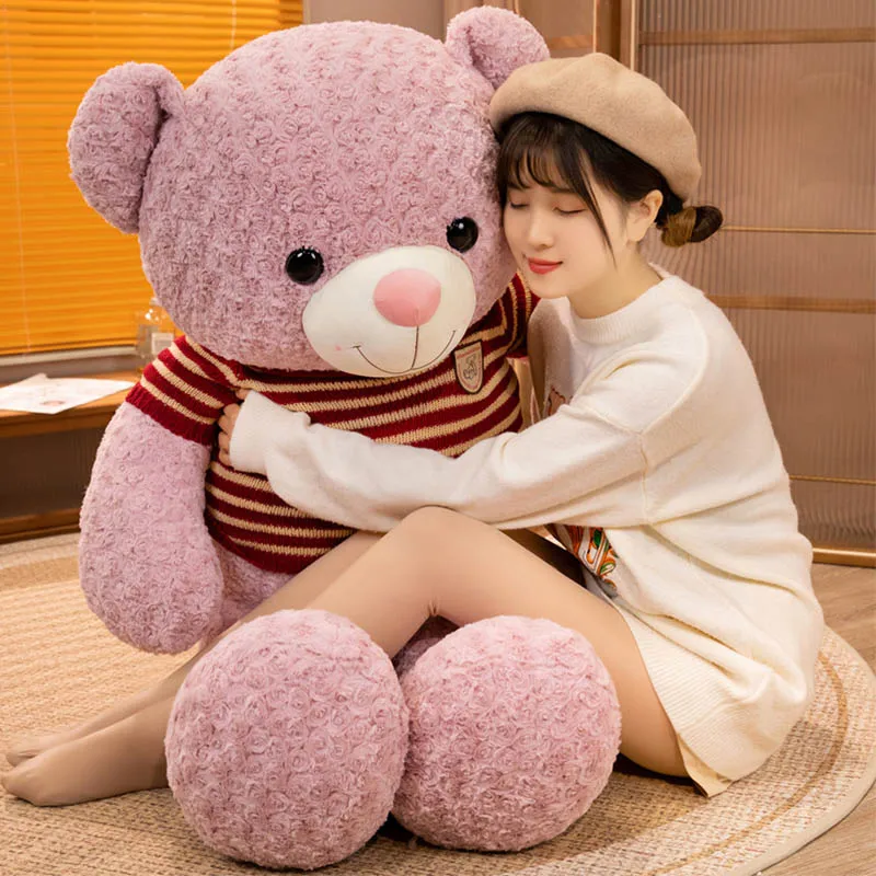 Custom Plush Teddy Bear with T-shirt 90cm 115cm 125cm Big Size Teddy ...