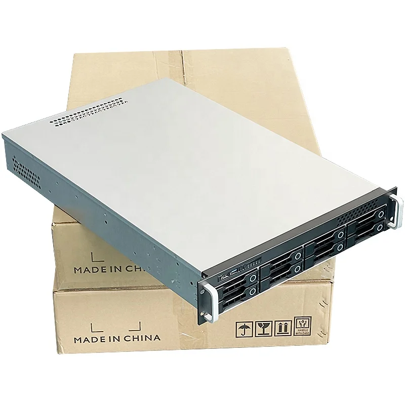 Zhenloong 2u 8 Bays Nas Hard Disk Hot Swap Storage Server Rack Case ...
