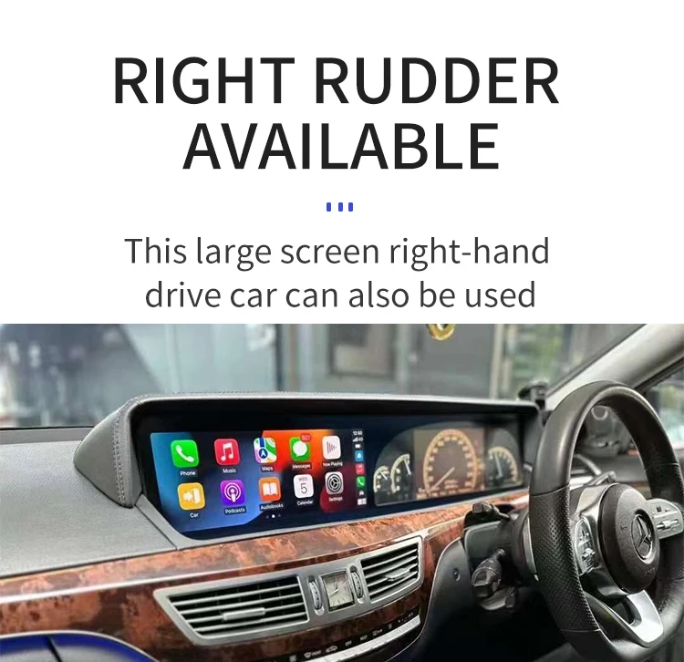 Benzz S-Class W221 W222 Full LCD Dual Connected Panoramic Large Screen ...