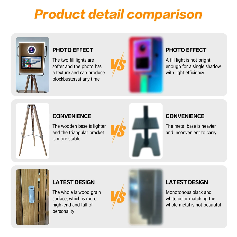 Mirror Photo Booth Selfie Camera Photobooth DIY Photo Booth Machine ...
