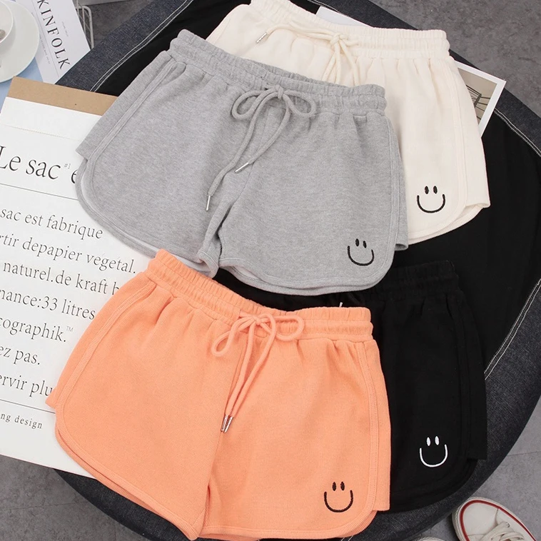 Wholesale Summer Womens Sports Shorts Yoga Shorts Running Loose Casual