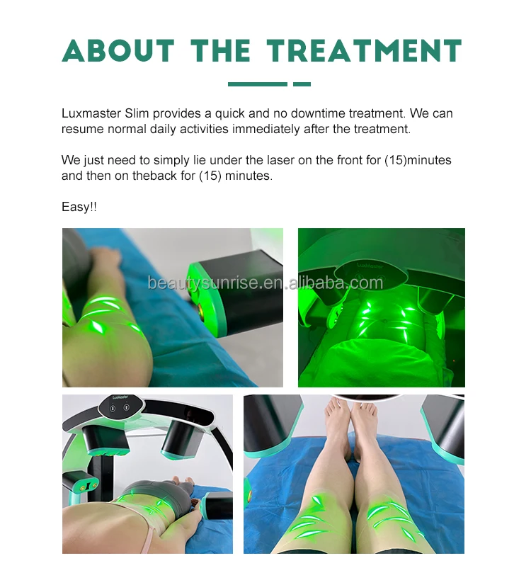 10d Laser Slimming Luxmaster Slim Cold Laser Green Laser Fat Loss - Buy ...