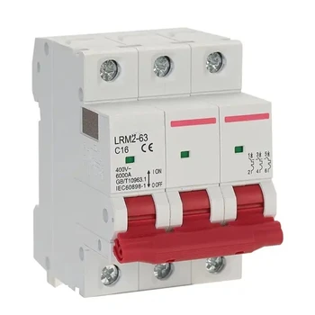 Mcb Miniature Circuit Breaker C10-125a And Motor Overload And Short ...