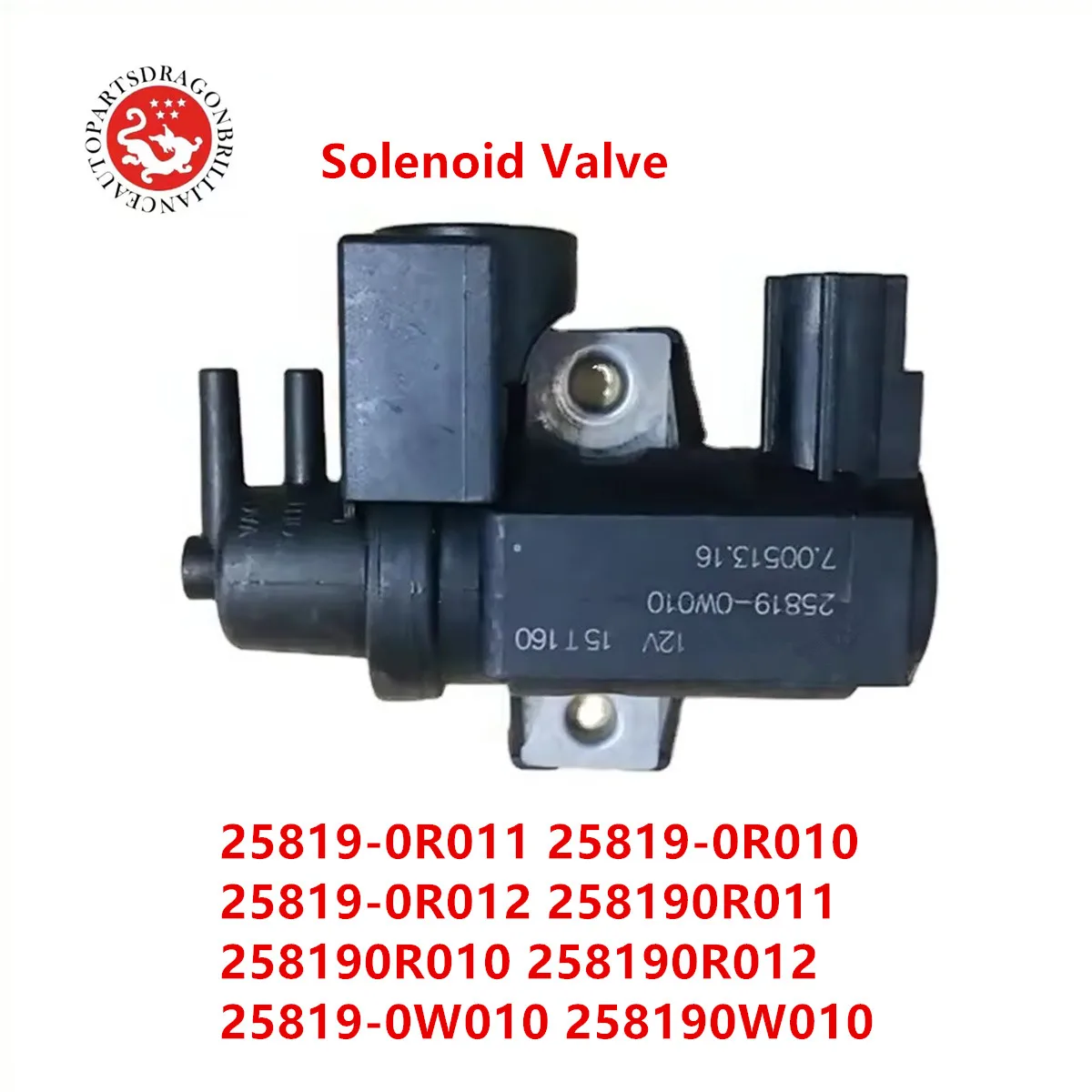 Turbocharger Pressure Solenoid Valve OEM 25819-0W010
