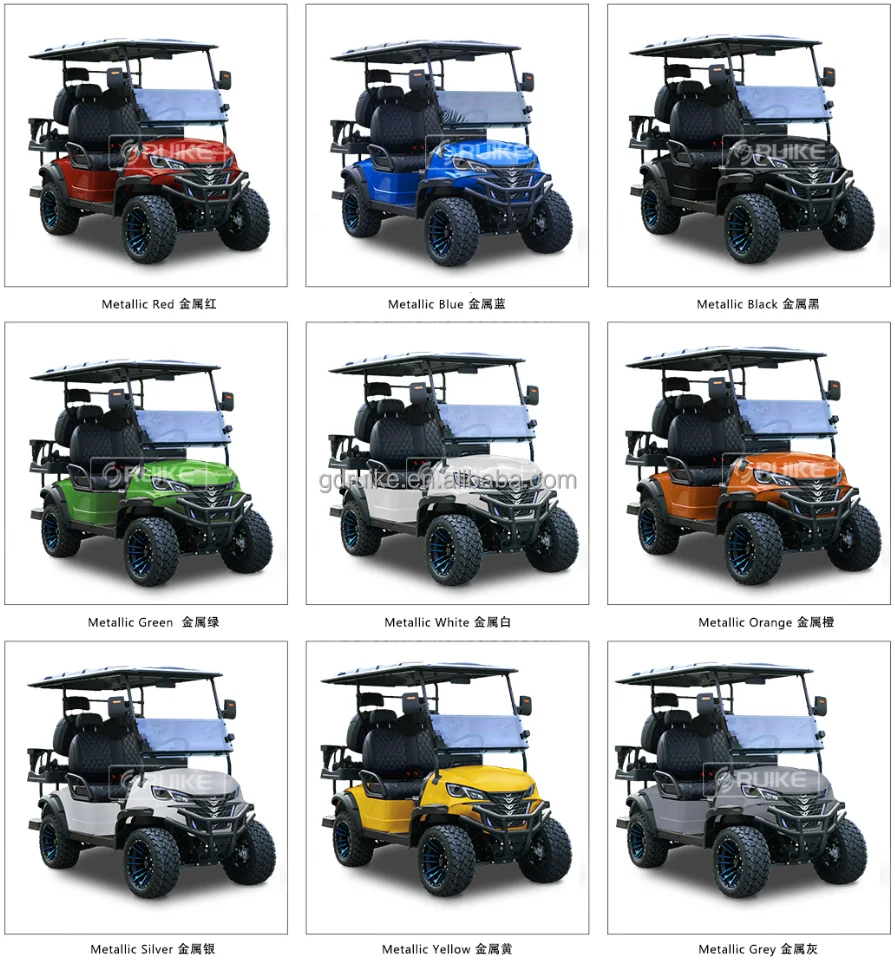 Mini Cheap Golf Cart 10 Inch Display 4 Wheel Disc Brake Waterproof ...