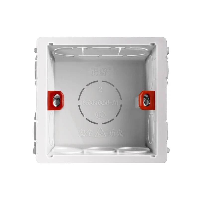 Jn British Standard Electrical Switch Box 86*86 One Gang Distribution ...