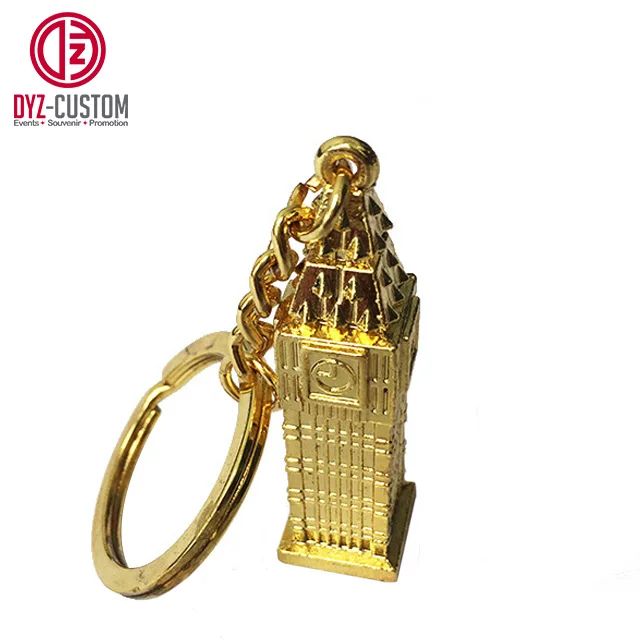 London Souvenir 3d Mini Post Box Metal Coin Holder Keychain Keyring ...