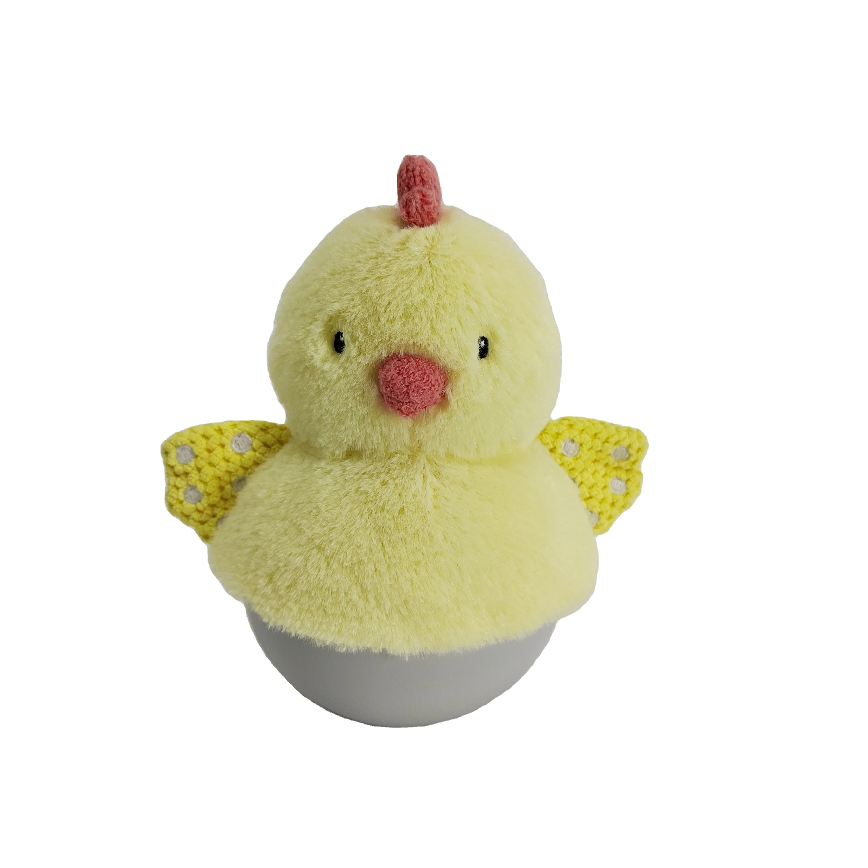 Mini Plush Roly-Poly Toy Animal Tumbler Toys - Infantis