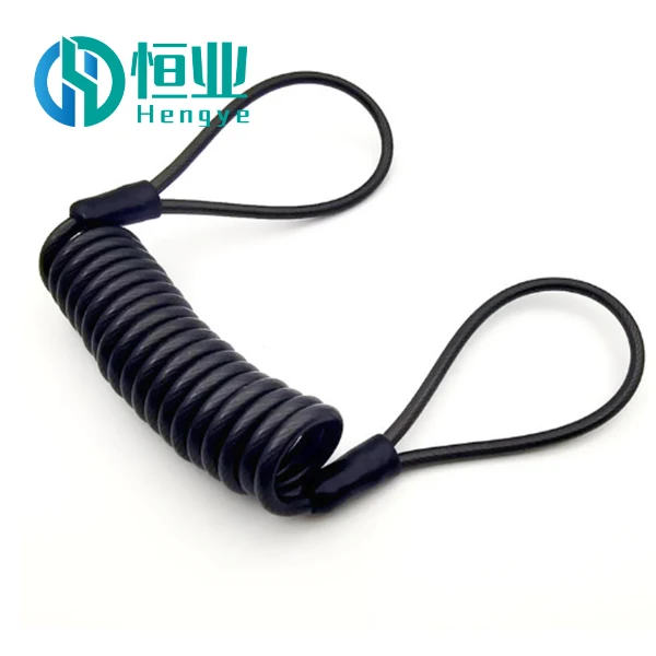 Multi-color Motorcycle Helmet Lock Anti-theft Wire Rope/spring Disc ...