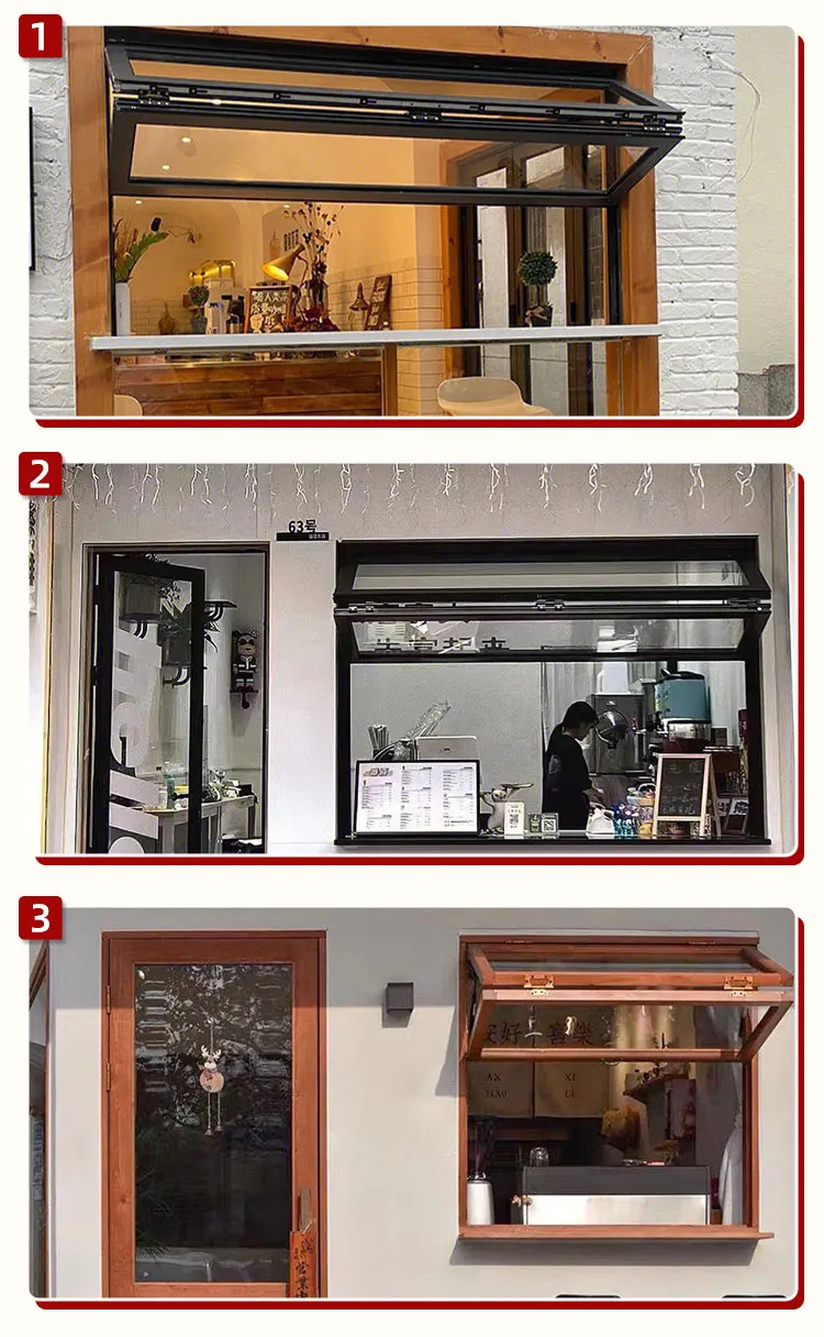 Vertical Folding Window System Aluminium Folding Glass Windows For ...