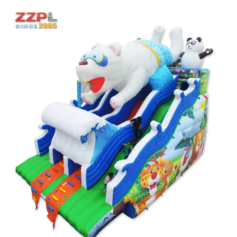 Aqua Park Inflatable Water Parks Mini Lake Slide Small Inflatable-water ...