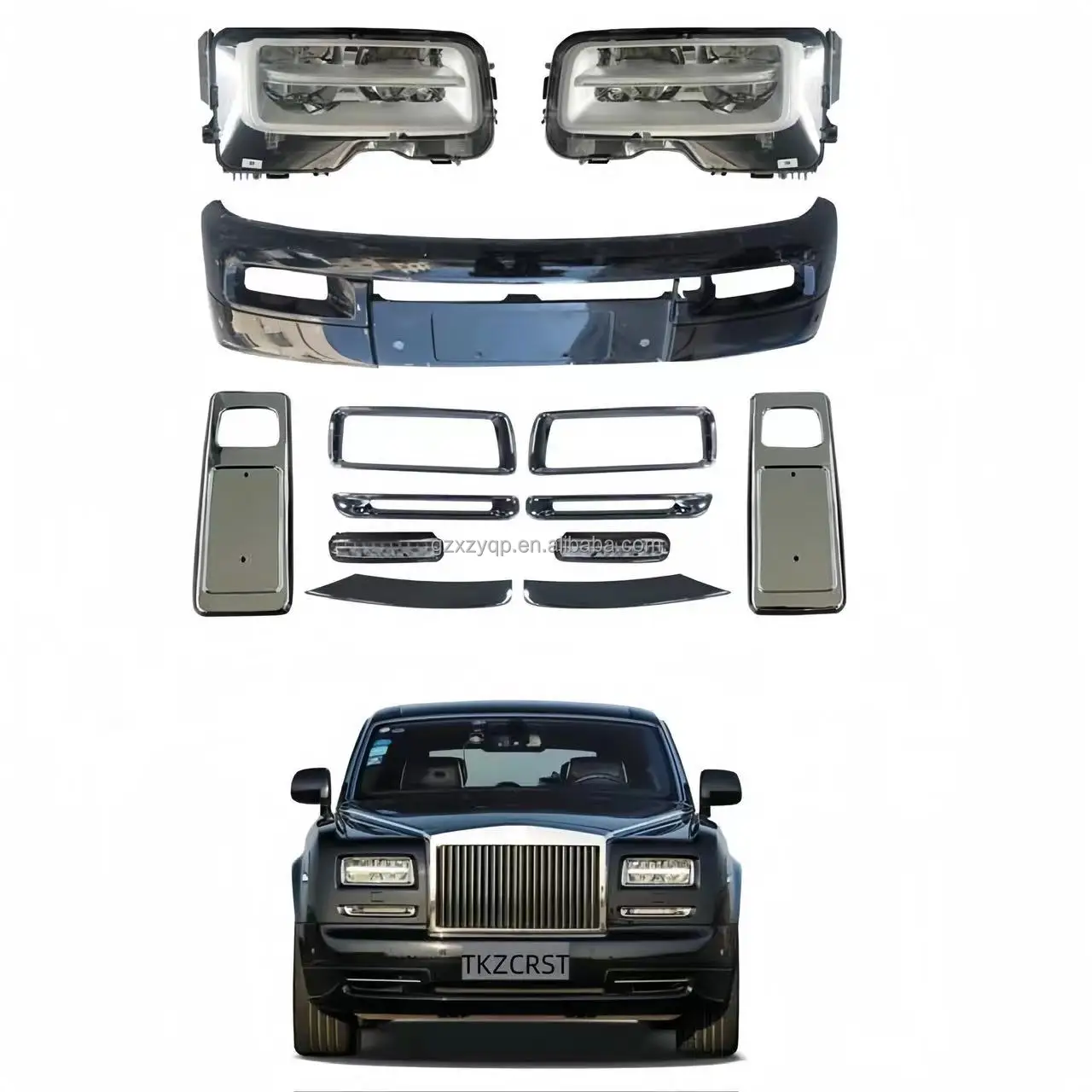 Rolls Royce Phantom Body Kit - Upgrade Headlights & Bumpers