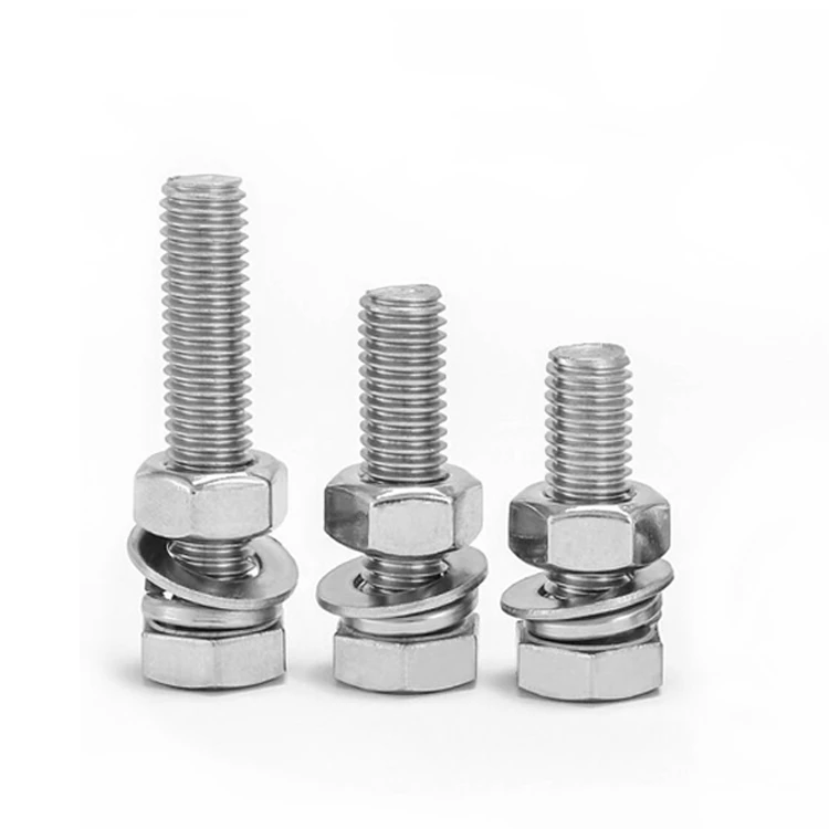 Stainless Steel Hex Head Bolts - High Strength & Durability