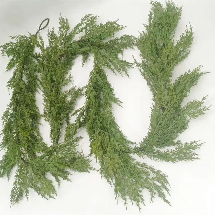 9 FT Real Touch Cypress Garland - Perfect for Holiday Decor