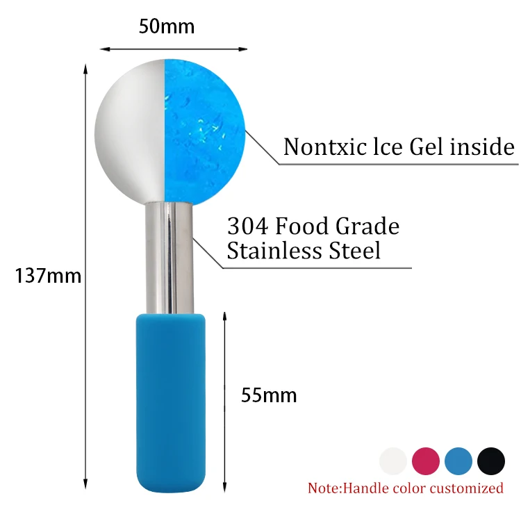 Ice Globes For Facials Neck Eyes Skin Care Cryo Sticks To Reduce Dark ...