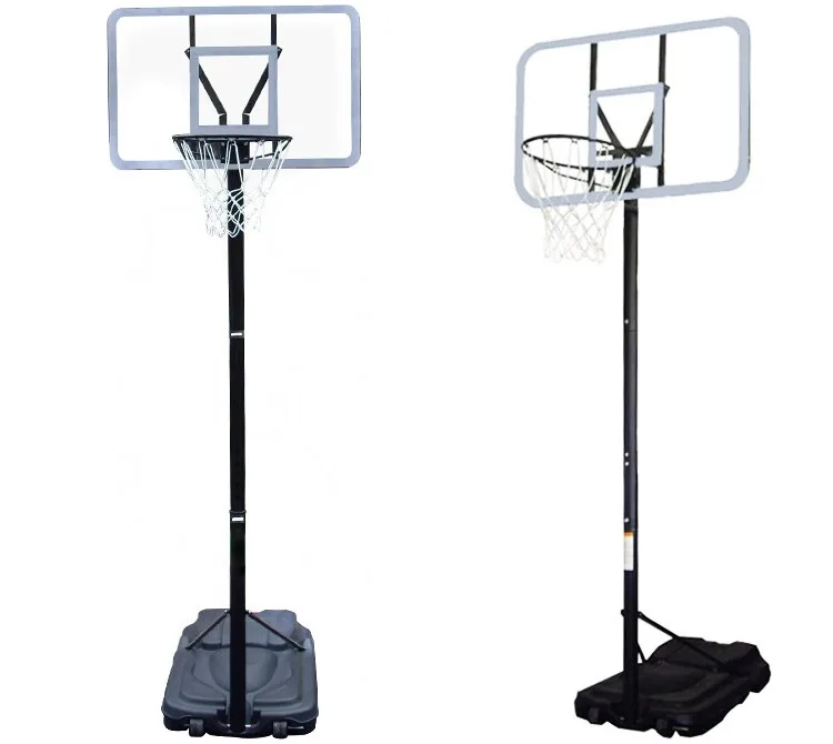 Outdoor Foldable Removable Adjustable backboard basketball goal stand ...