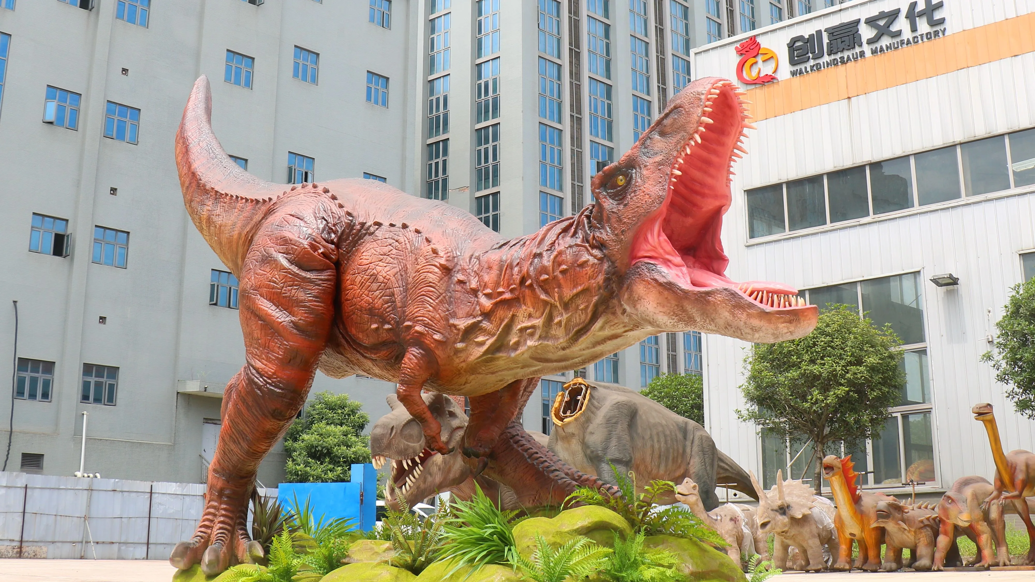 Animated Rex Giant Mechatronics Dinosaurios Dinosaur Animatronic ...