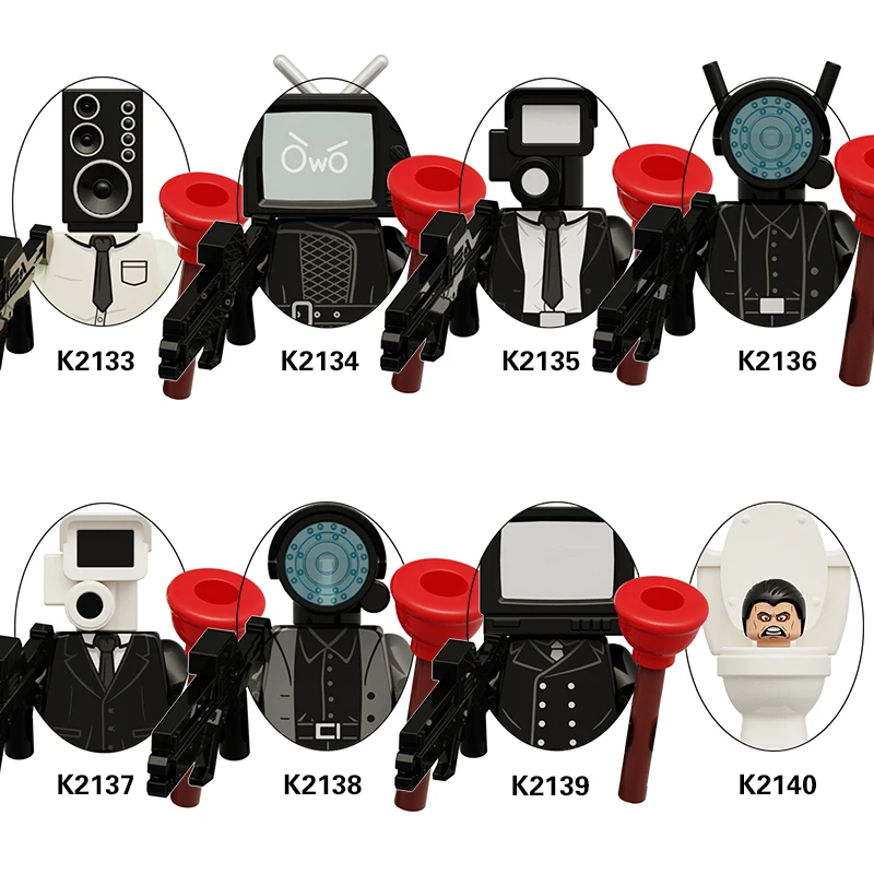 Lg1009 Upgraded Titan Cameraman Speakerman Tv Man Skibidi Toilet Anime ...