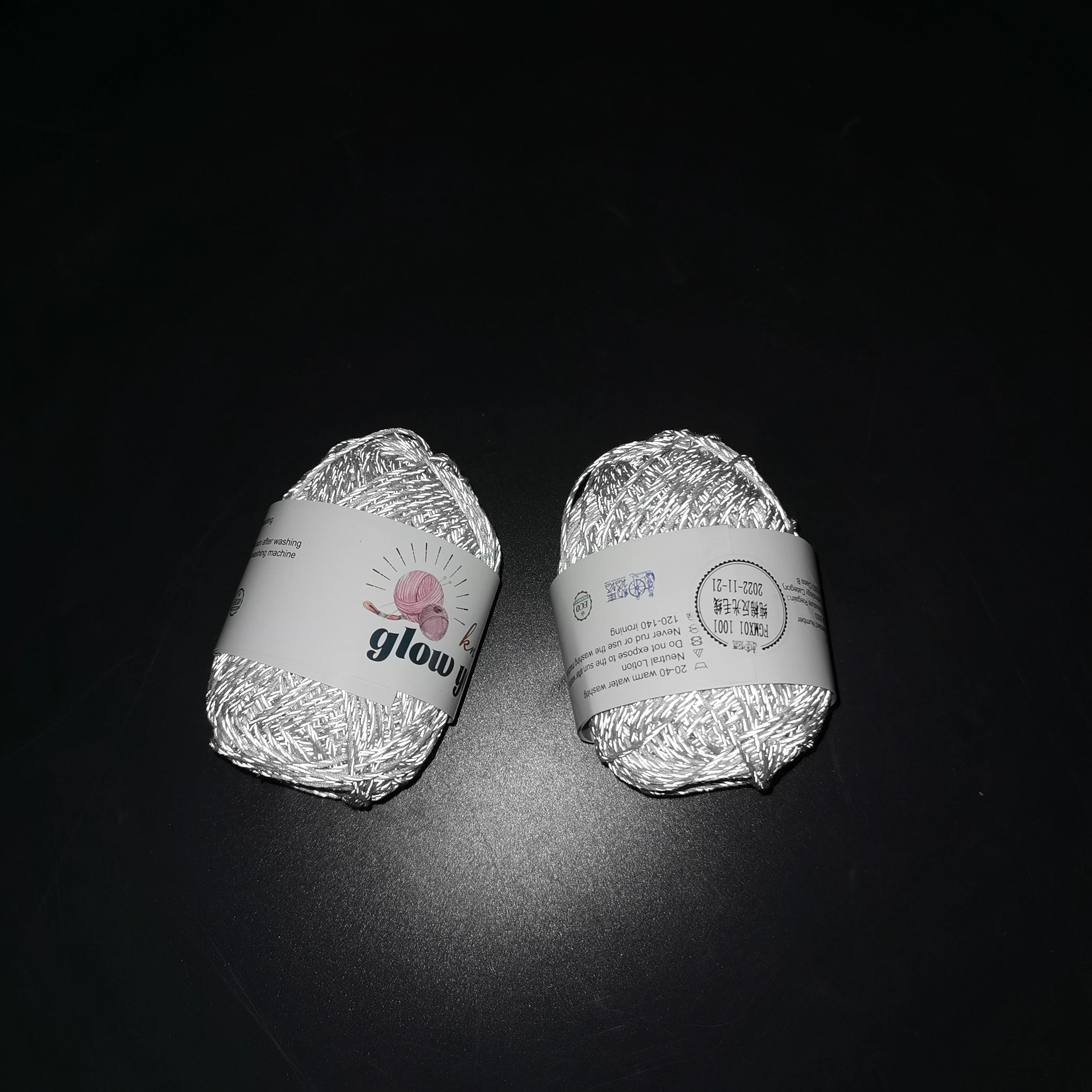 Comfortable Reflective Crochet Yarn Anti-pilling Anti-breaking ...