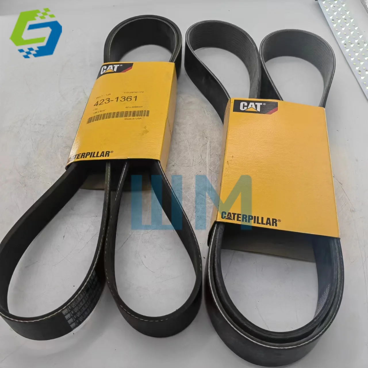 E336d2 330d2 Engine Fan Belt 12pk2100 Excavator Parts C9 Engine Belt ...