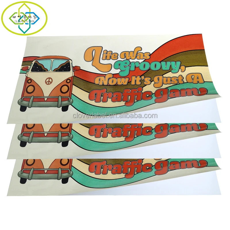 Custom Weatherproof Die Cut Logo Window Sticker Decals Bumper Vinyl Car ...