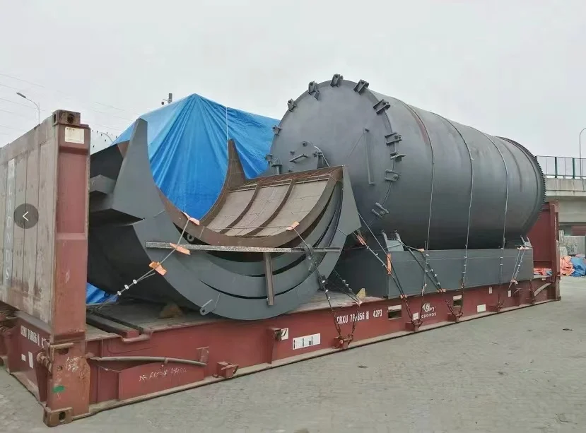 Full Continuous Scrap Tyre Oil Sludge Disposal Plant With Pyrolysis ...