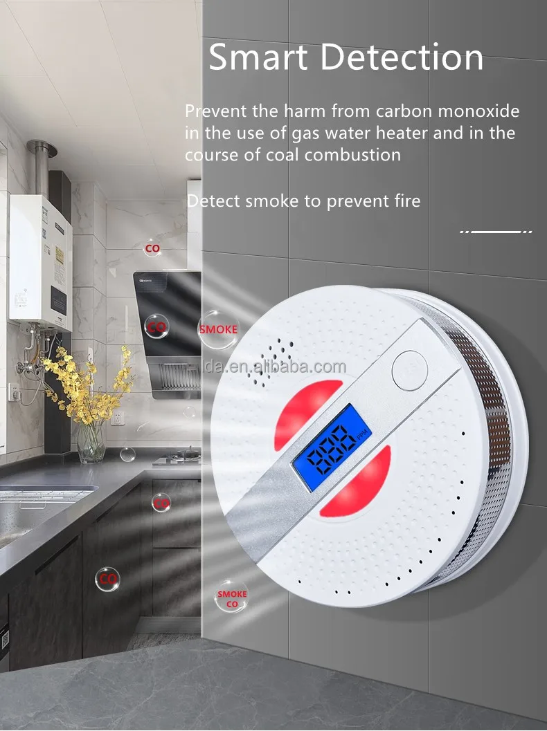 LDA Compound Co+smoke Detector - Home Safety & Security