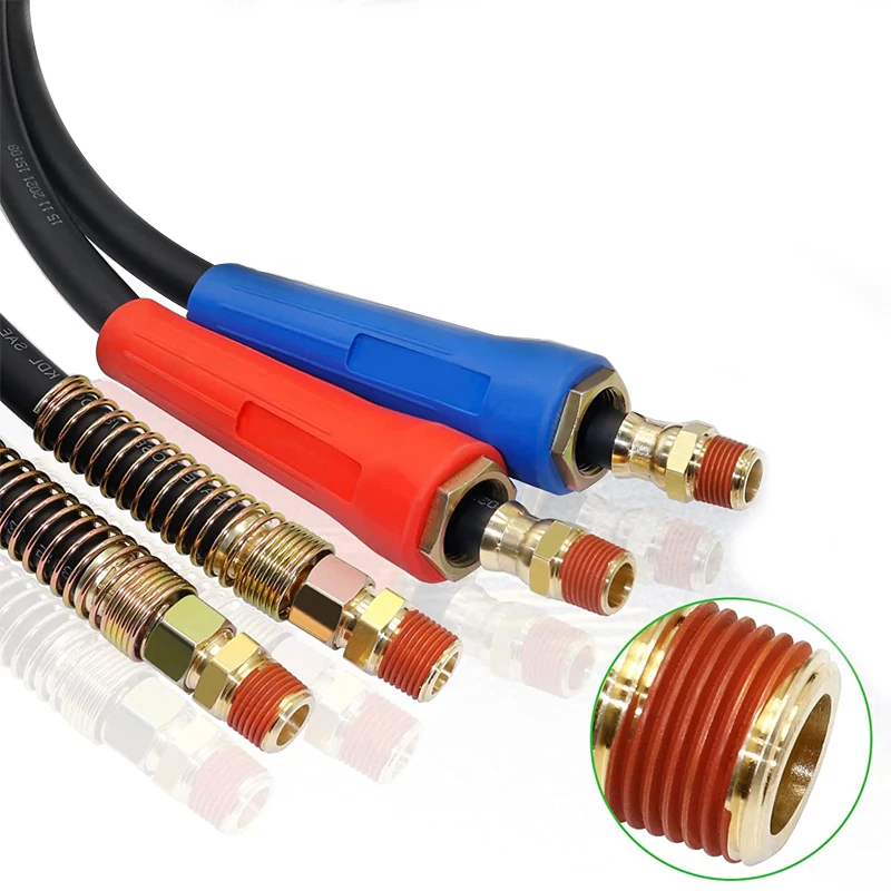 15Ft 3 in 1 Truck Air Line ABS Power Cable with Glad Hand for Semi ...