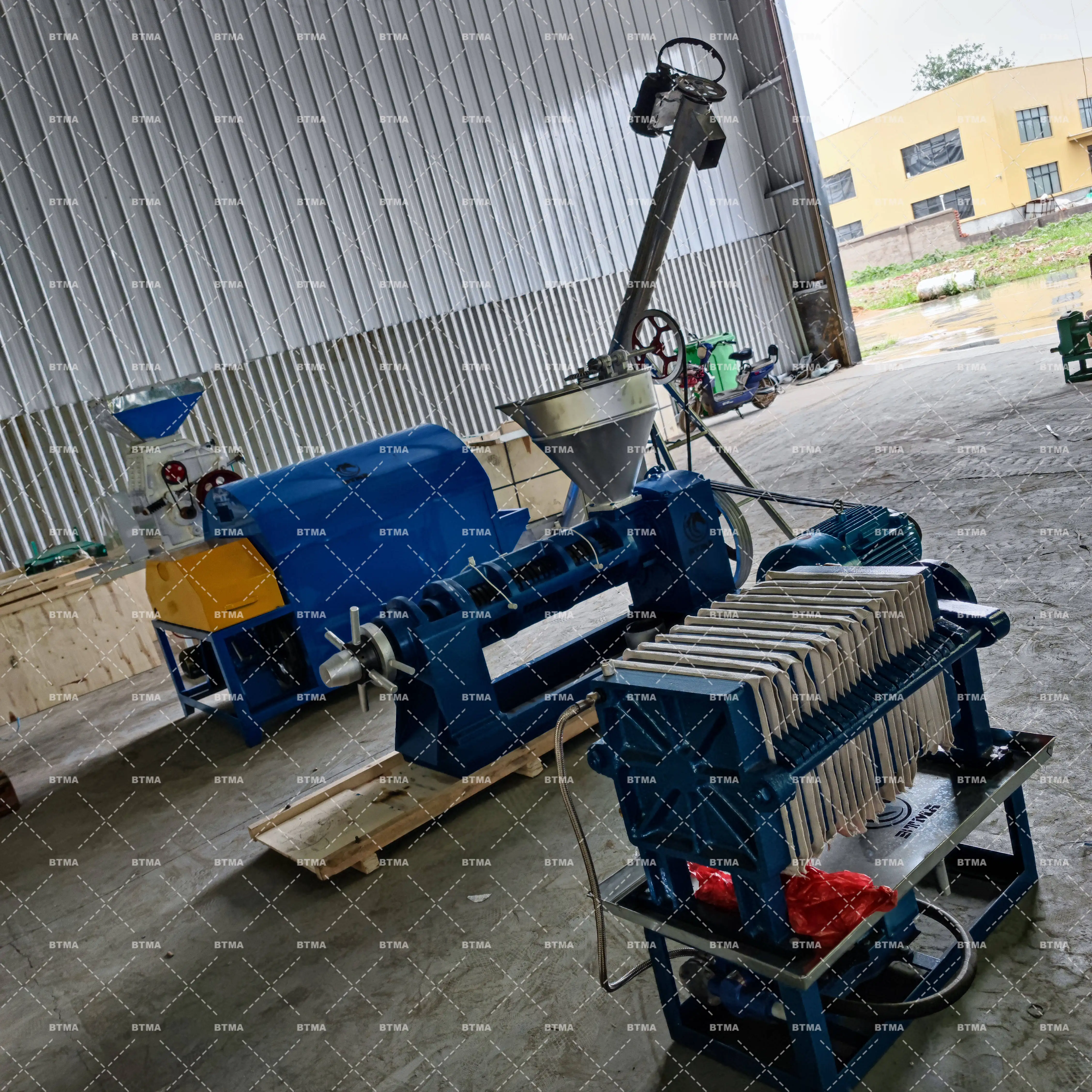 BTMA Complete Production Line Oil Press Machine Plant
