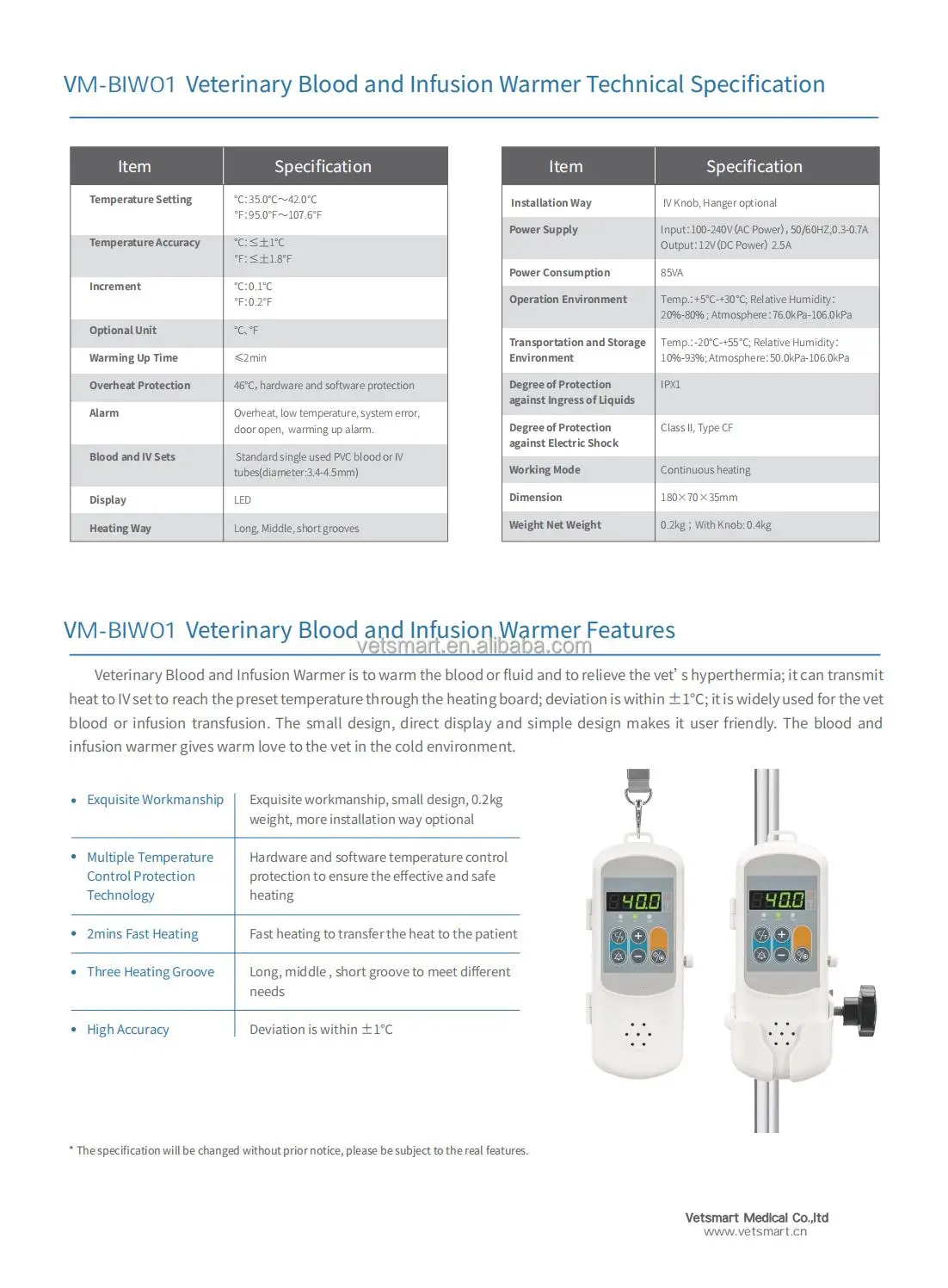 Veterinary And Human Fluid Infusion Warmer - Buy Infusion Blood Warmer ...