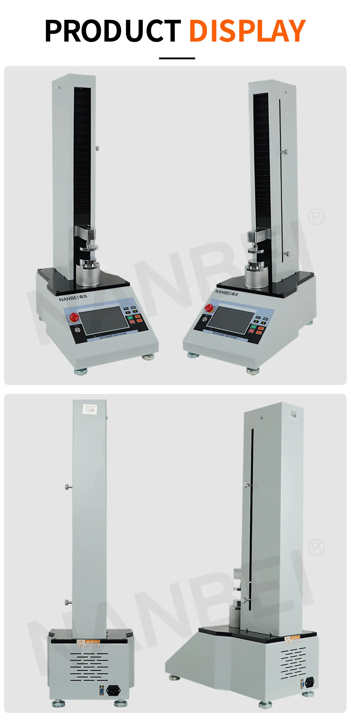 Laboratory Testing Equipment - Vertical Test Stand by NANBEI