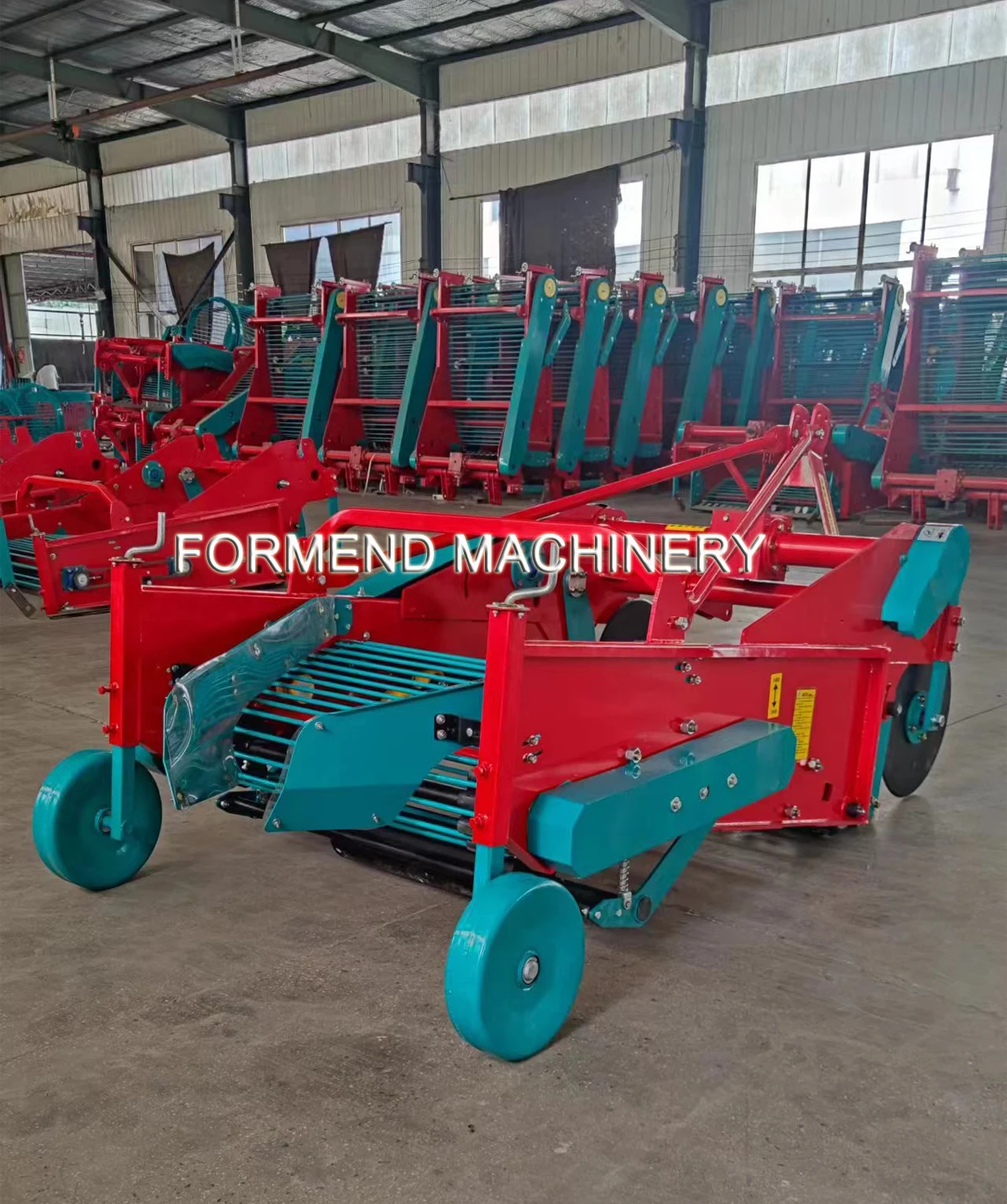 Tractor Mounted 2 Row Combine Harvester Machinery Small Sweet Potato ...