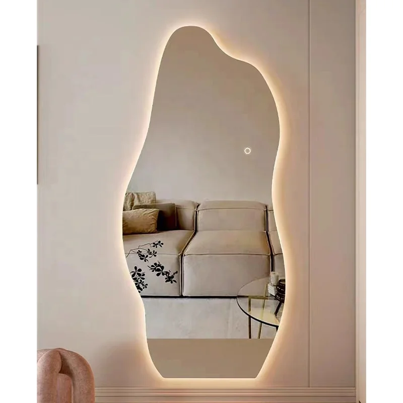 Decorative Frameless Irregular Shape Smart Interior Bedroom Dressing ...