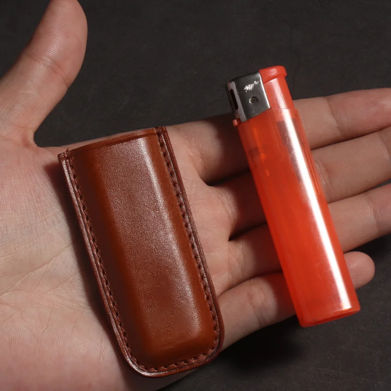 Factory Wholesale Leather Lighter Sleeve Fits Standard Size Lighter ...