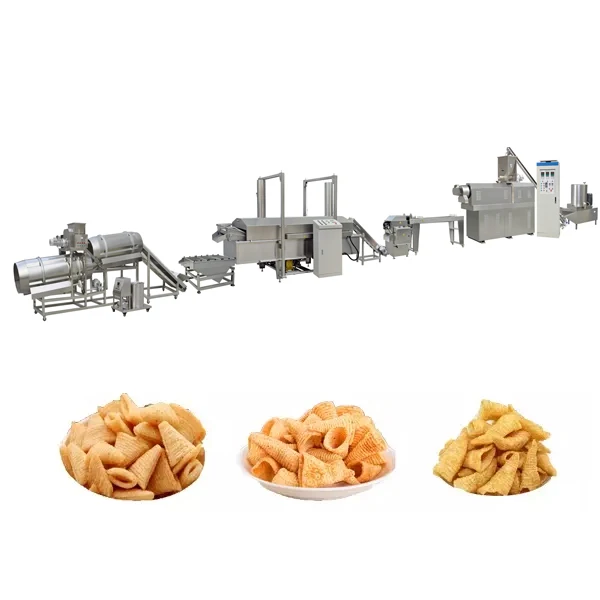 Frying Crispy 3d Corn Pellets Fried Pellet Chips Snack Food Machine ...