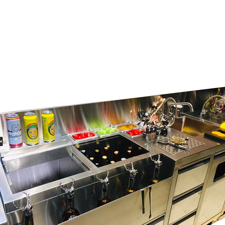 Commercial Cocktail Station Equipment - US Style Bar Design