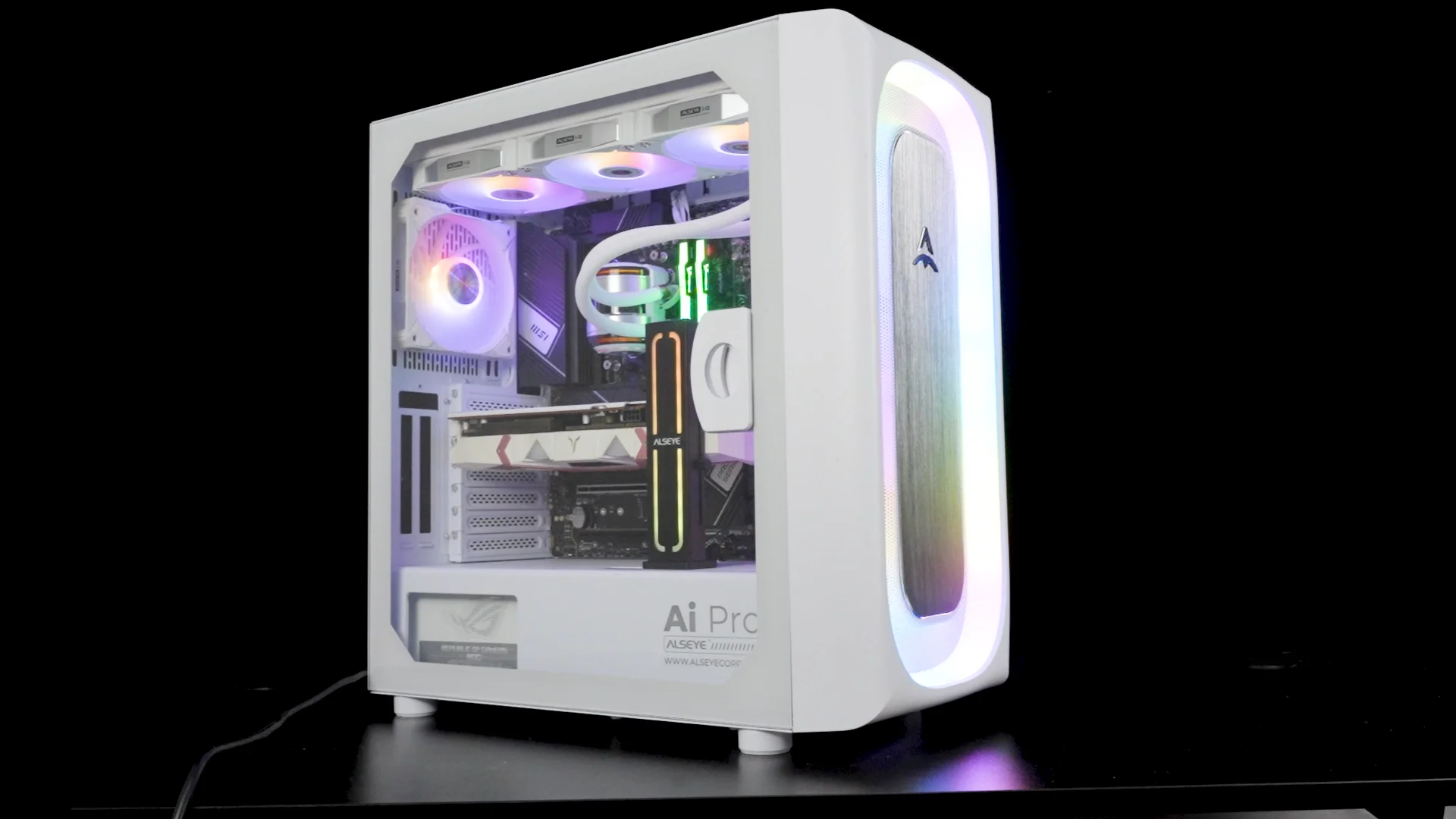 Alseye I360-b Aio Rgb Real Time Cpu & Gpu Staus Display Double ...