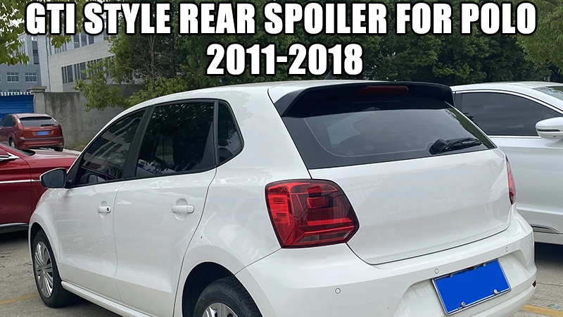 Abs Carbon Fiber Gti Trunk Spoiler Rear Boot Lip Spoiler For Volkswagen ...