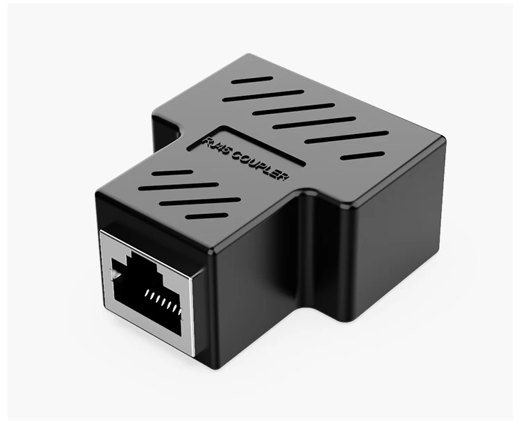 Network RJ45 Cable Port - 1 to 2 Channels Ethernet Splitter