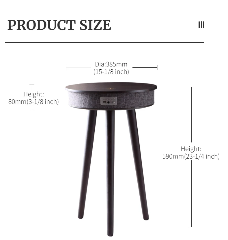 Factory-owned Home Smart Furniture Speaker Table Oem - Buy Nordic ...